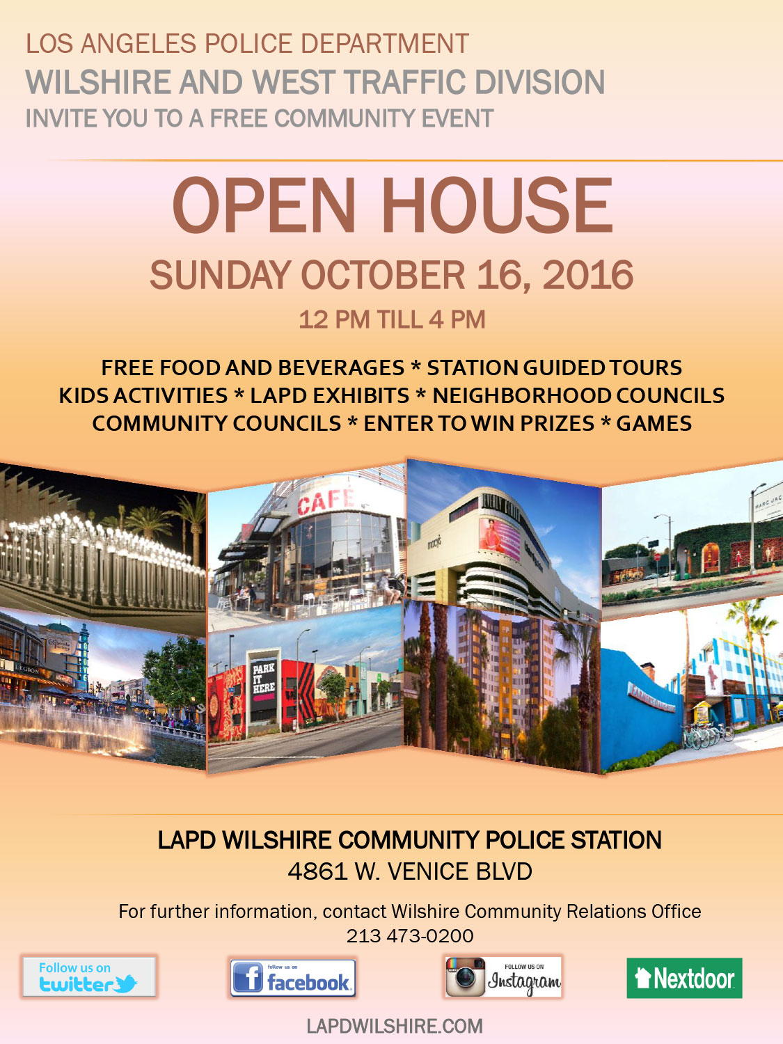 LAPD Wilshire Open House – Sunday October 16th – The Greater Wilshire ...
